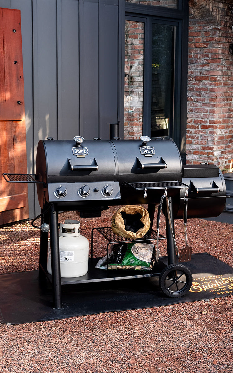 Canyon Combo Gas Grill & Offset Smoker