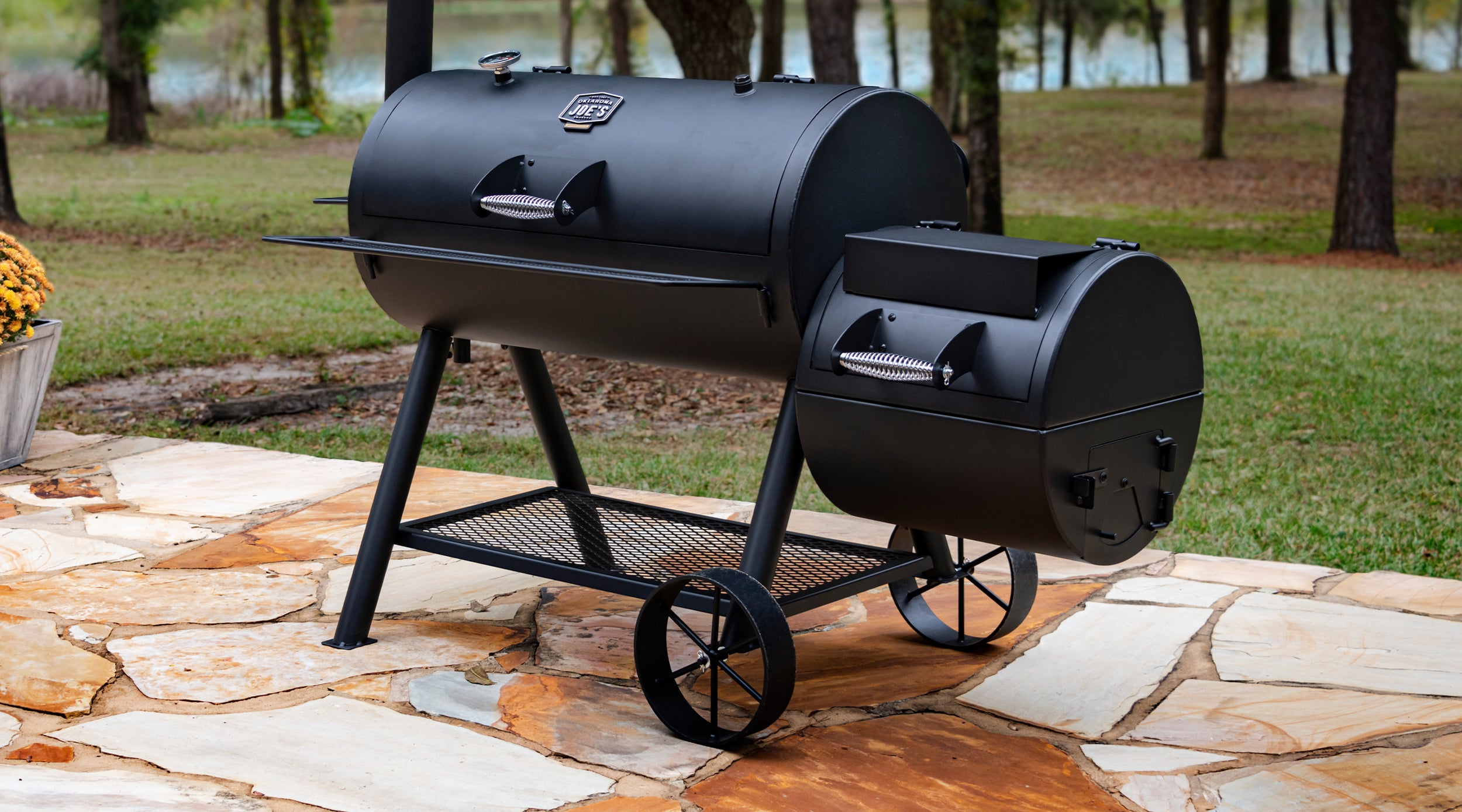 Longhorn Classic Offset Smoker & Grill