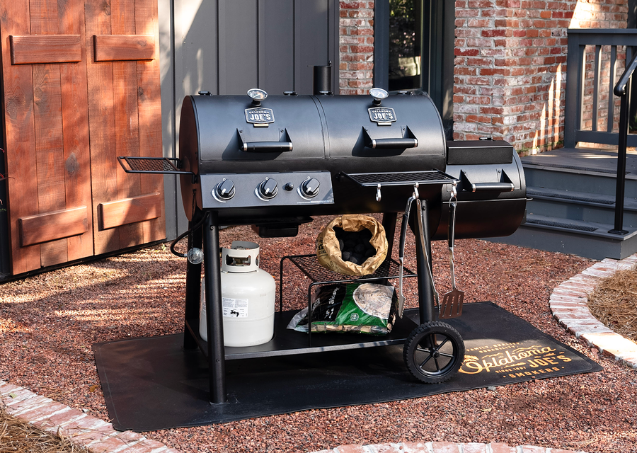 Canyon Combo Gas Grill & Offset Smoker